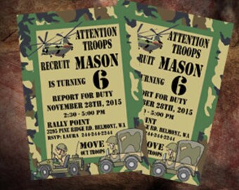 Army Promotion Ceremony Invitation Printable Army Promotion | Etsy