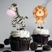 Animal Printable Cupcake Toppers Instant Download Wild Animal - Etsy
