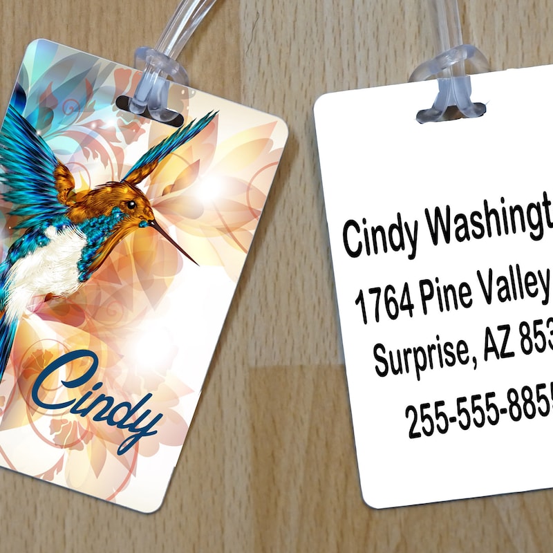 Bird Name Tag - Etsy