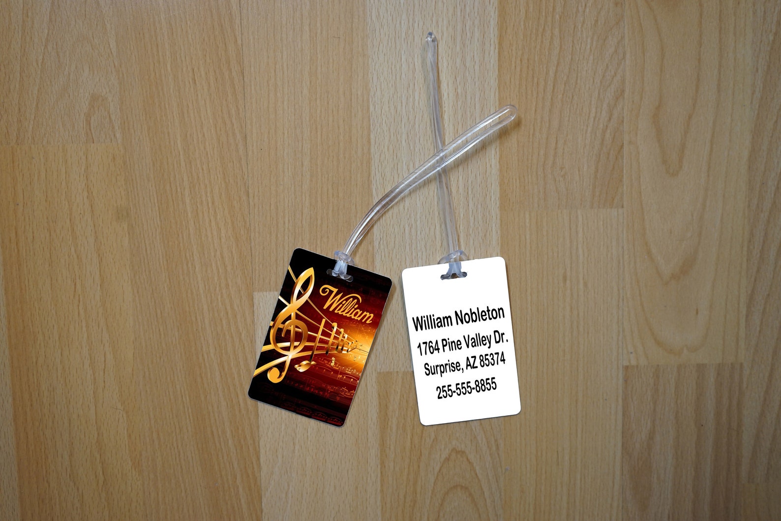 Luggage Tag Personalized Music Luggage Tag Custom Luggage Tag - Etsy