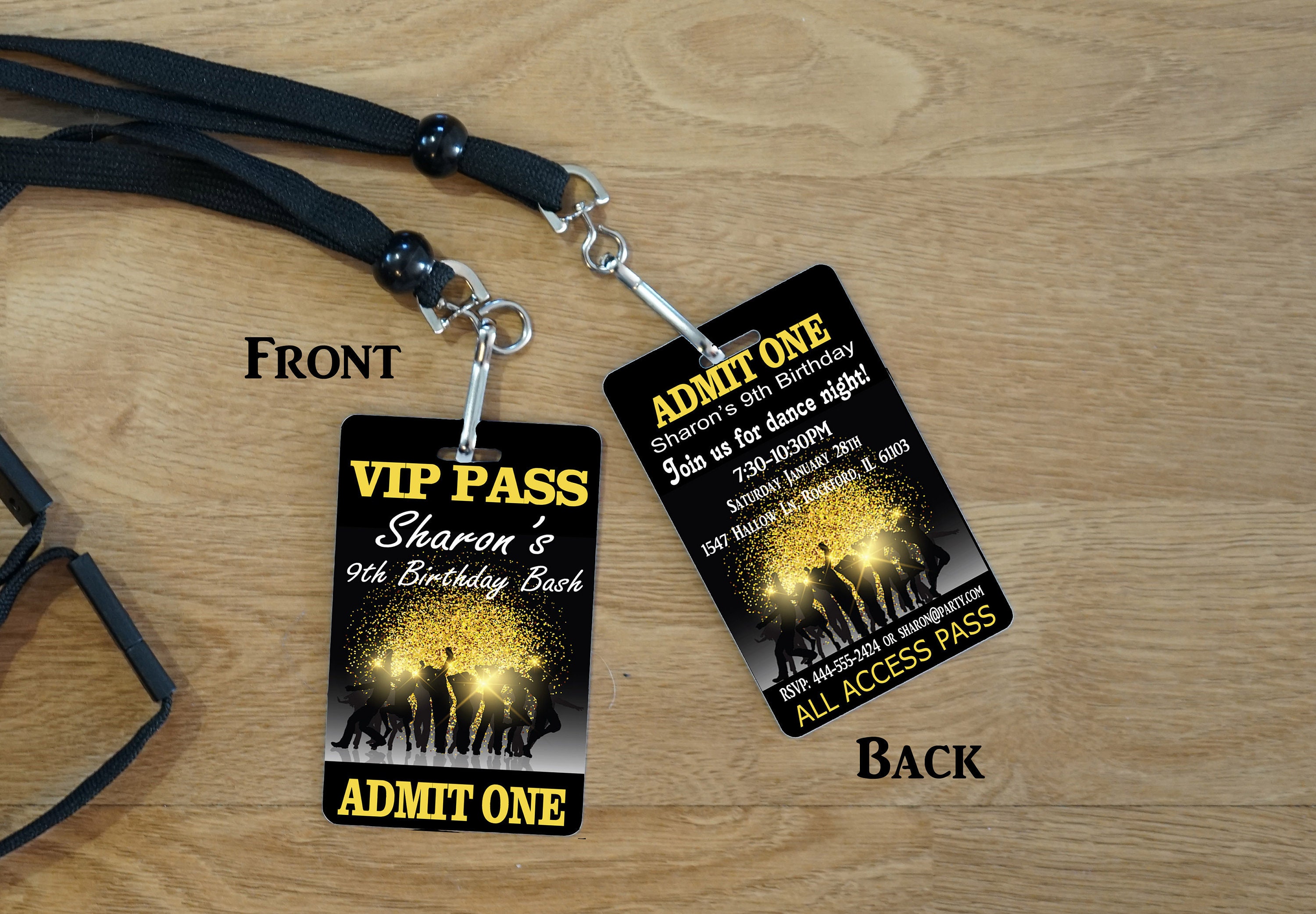 Diy Rock Star Vip Pass