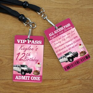 Limousine Party Invitations, Personalized VIP Limo Invitation, Hummer ...