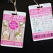 Spa Slumber Party VIP Pass, Lanyard Birthday Invitations, Spa Pamper ...