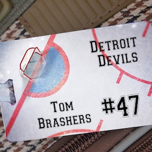 Hockey Bag Tags, Hockey Team Tags, Hockey ID Tags, Personalized Hockey ...