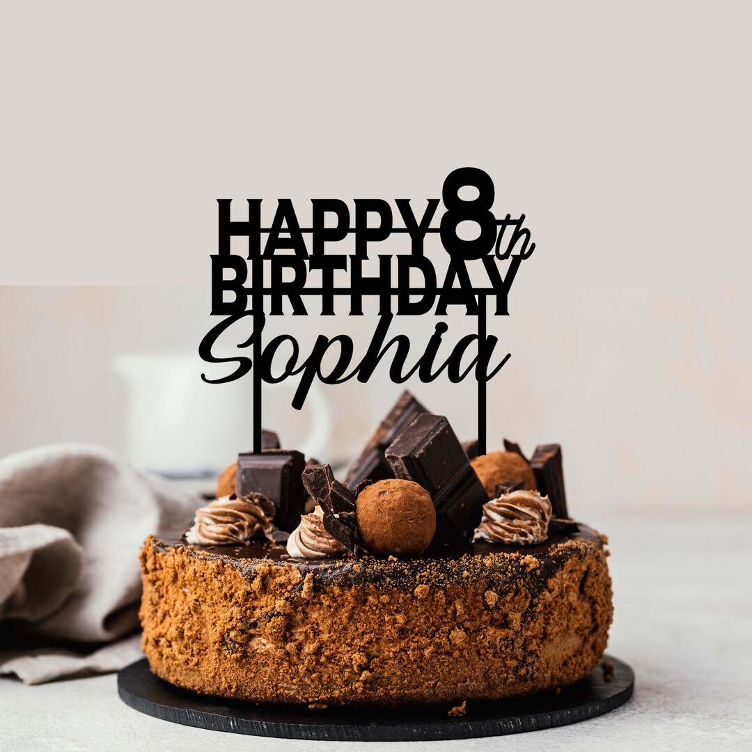 Personalized Cake Topper, Birthday Cake Topper, Cake Topper, Birthday ...