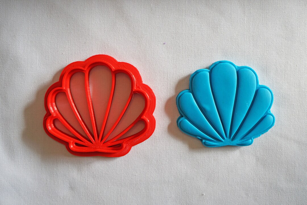 Sea Shell Cookie Cutter, Cookie Cutters, Cookie Cutter Sea Shell ...