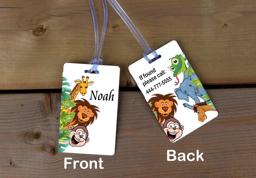Bag Tag, School Bag Tag, School Backpack Tag, Bag Tag for Kids, Diaper ...