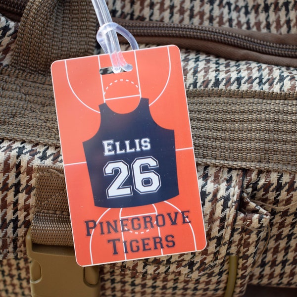 Basketball Bag Tag - Etsy