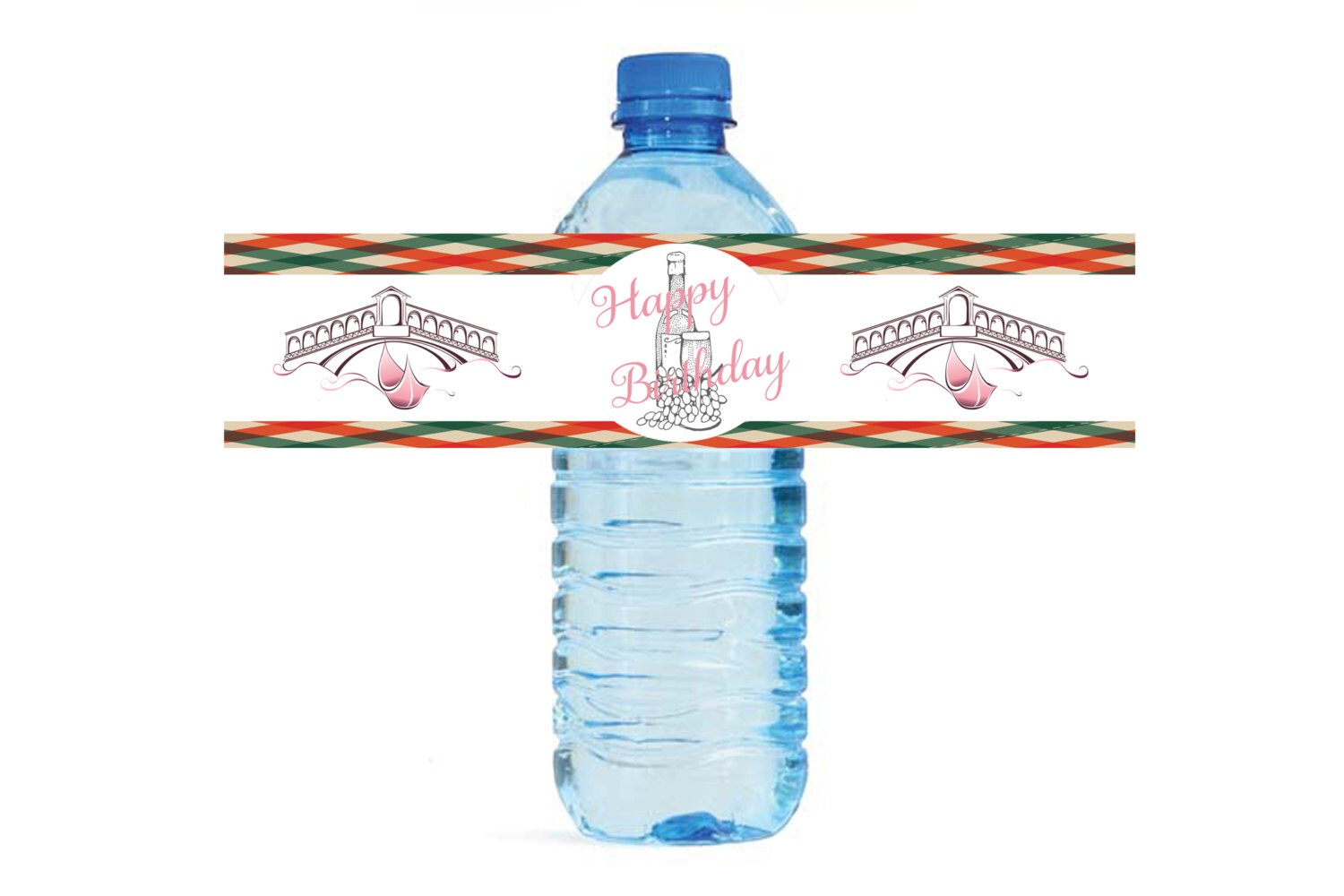 Italy Water Bottle Labels Printable Italy Labels Instant | Etsy