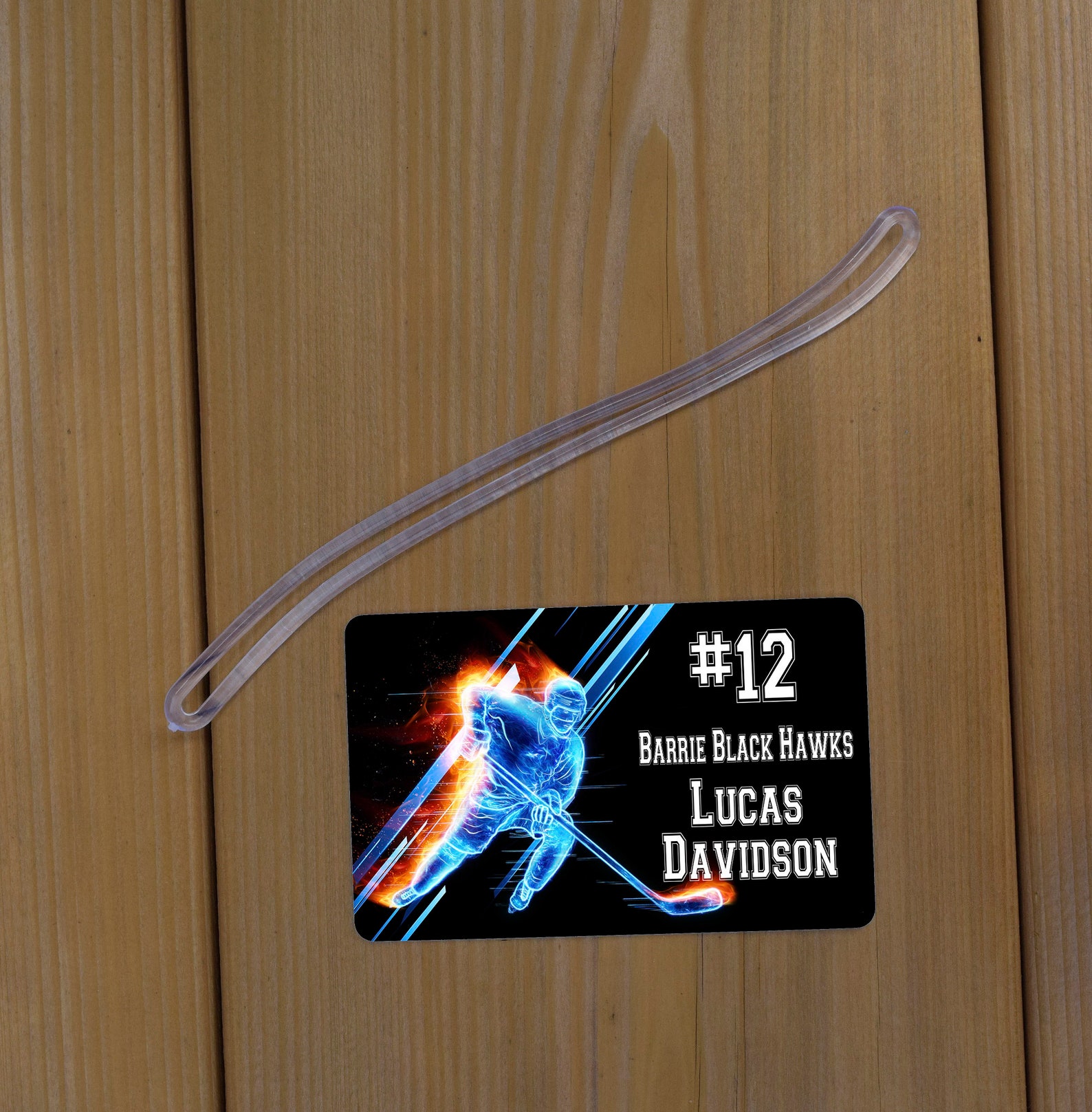 Personalized Hockey Bag Tag, Hockey Sports Tags, Custom Hockey Bag Tags ...