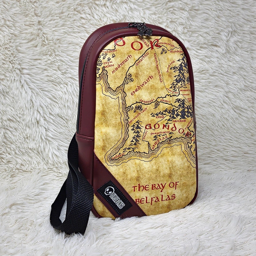Lord of the Rings Map of Middle Earth Rosie Sling Bag - Etsy