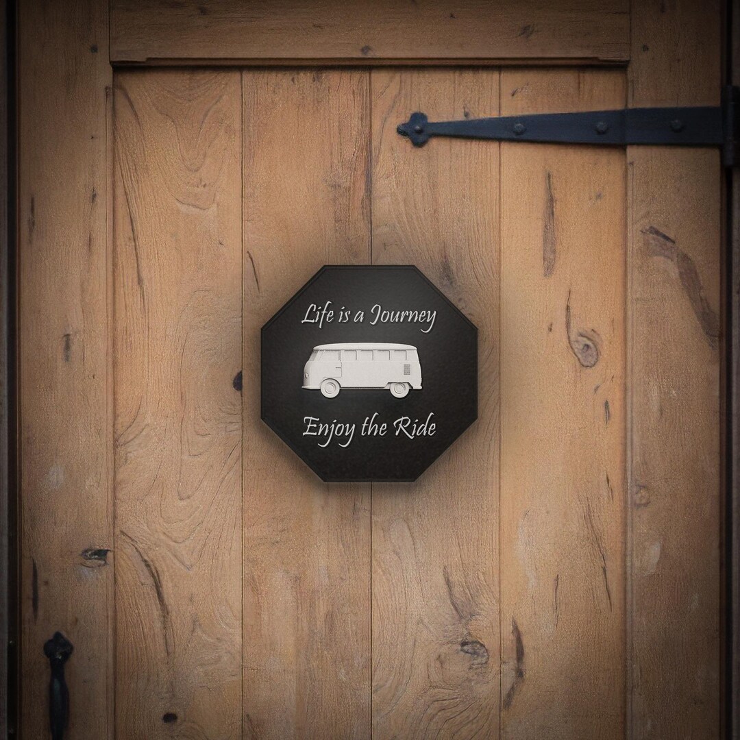 Personalized 3D Camper Van Door Sign - Custom Nameplate Plaque for RV ...