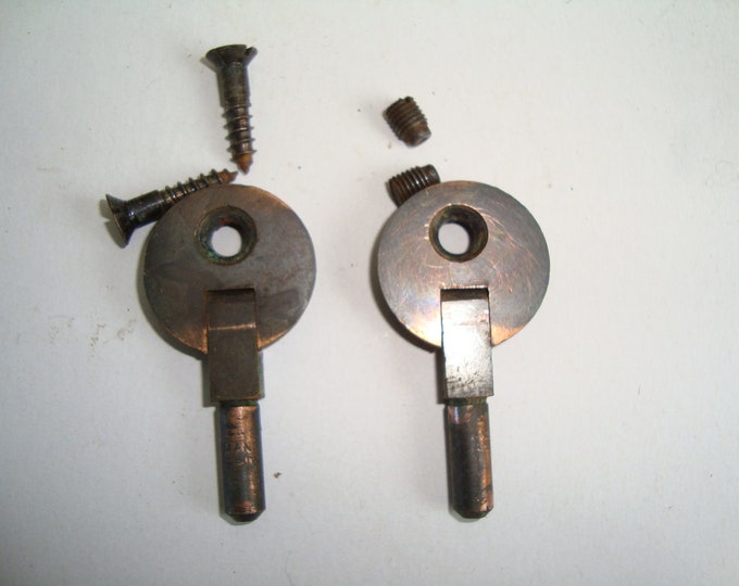 Pair of Singer Cabinet/table Hinges, Tilt Pins,simanco 124434 Sewing ...