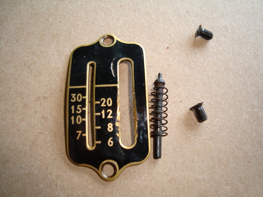 Singer 99K Stitch Length Indicator Cover Plate & Screws From 1957 ...