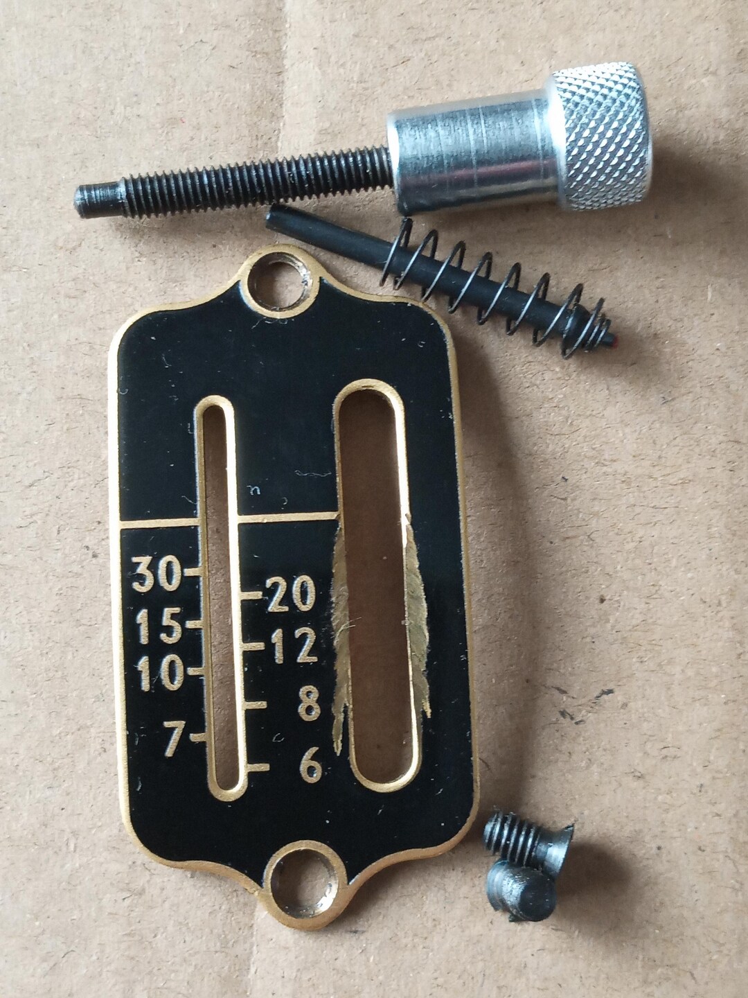 Singer 99K Stitch Length Indicator Cover Plate & Screws From 1957 ...