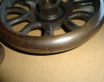 Singer 9 Spoke Balance Wheel, All Black, 1940s 99K fits Others Stop ...