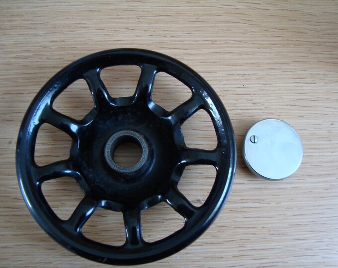 Singer 9 Spoke Balance Wheel, All Black, 1940s 99K fits Others Stop ...