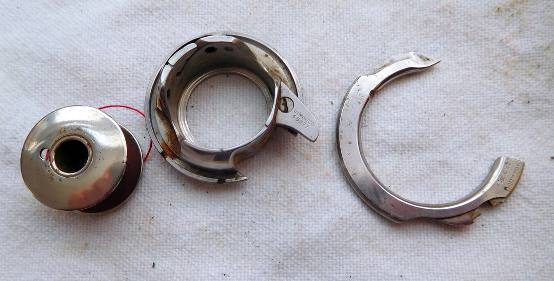 Singer 201K Bobbin Case & Retaining Ring Spool Holder From - Etsy