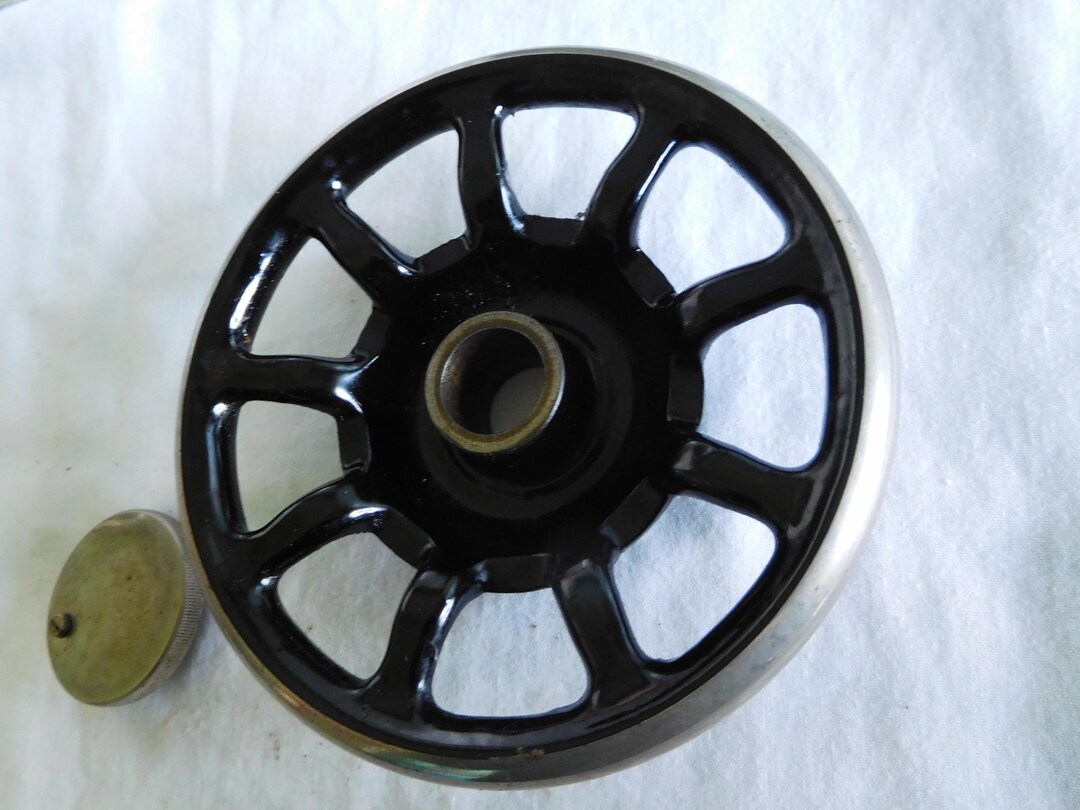 Singer Sewing Machine 9 Spoked Balance Wheel, Pulley Ex 99K & Stop ...