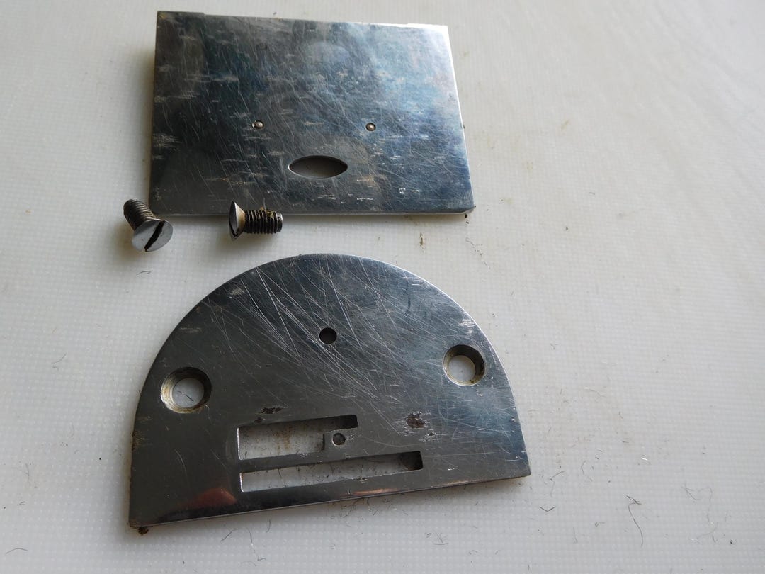 Vintage Singer 201 201K Stitch Needle Cover Plate and Throat Slide ...