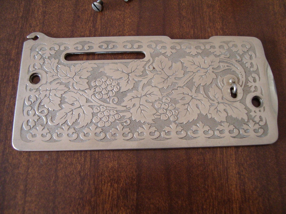 Vintage Singer Faceplate End Plate Cover From 1900s 28K Sewing Machine ...