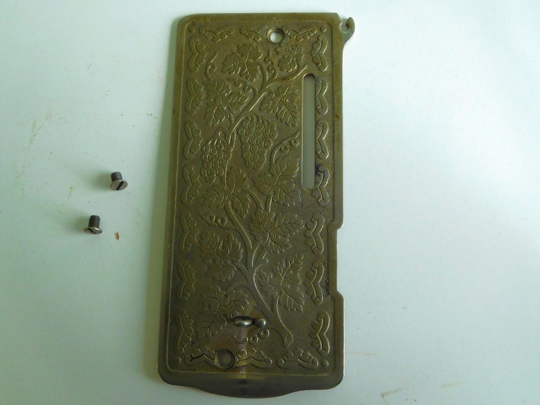 Vintage Singer 128K Faceplate End Plate Cover From 1923 Sewing Machine ...