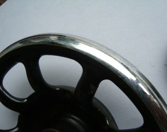 Singer 9 Spoke Balance Wheel, All Black, 1940s 99K fits Others Stop ...