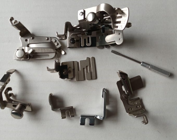 Job Lot of 8 Singer Sewing Machine Attachments Tools Including ...