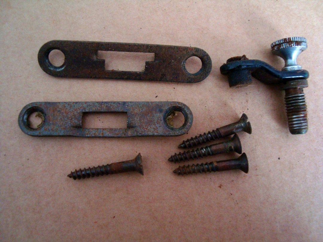 Singer Wood Base Lower Case Fittings, Hold Down Clamp, Latch Plates ...