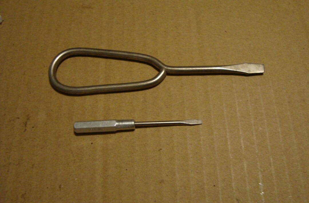 2 Destornilladores Singer coleccionables 120378, 25537, aluminio y ...