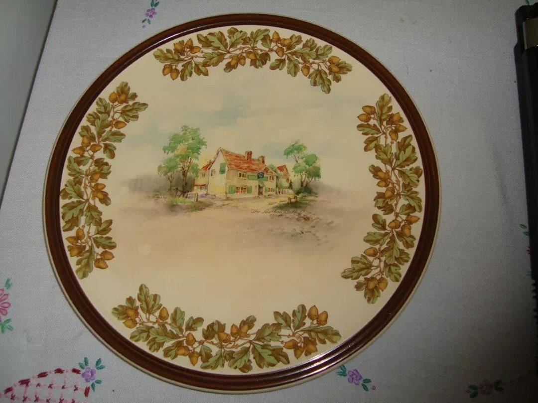 Royal Doulton Series Ware Leather Bottle Pub Cobham Kent, Old English ...