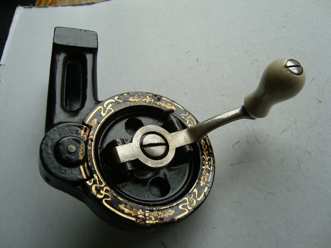 Vintage Frister Rossmann Crank Handle Winder With Bracket & Bolts ...