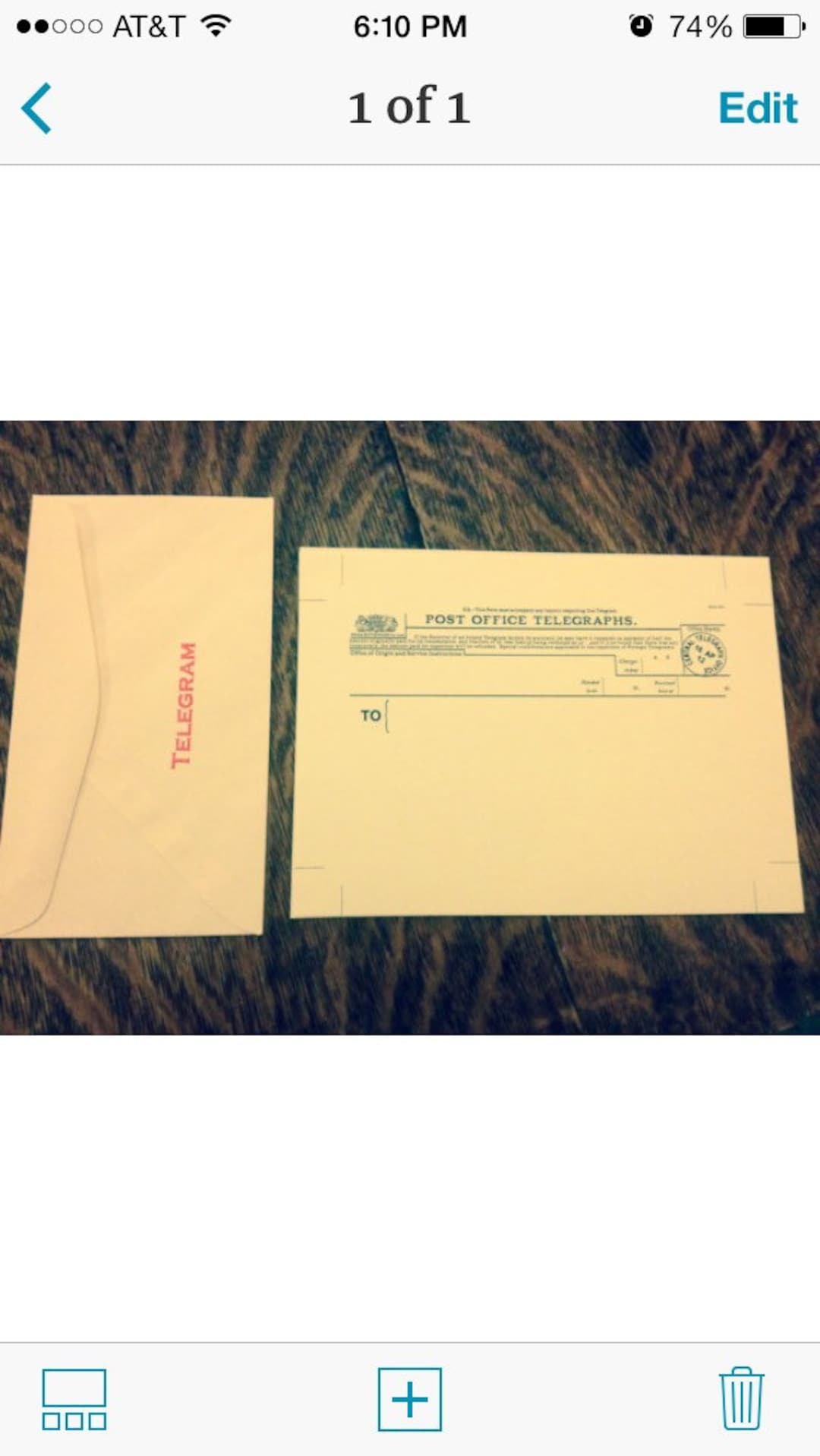 Customized British Telegram - Etsy