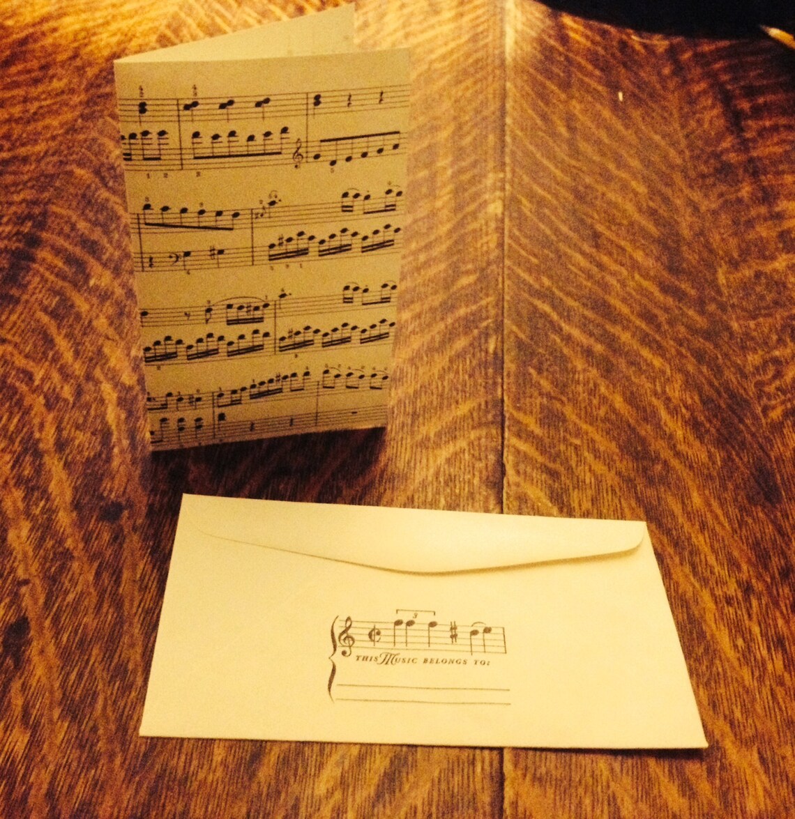 Music Stationery Set - Etsy