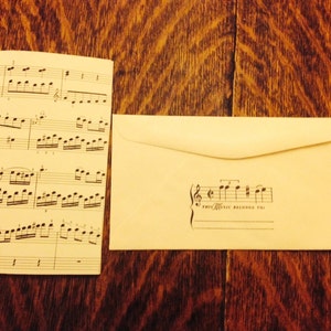 Music Stationery Set - Etsy