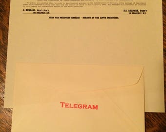 Western Union Telegram Stationery - Etsy