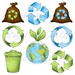 Earth Day Clipart, Earth Clipart, Recycle Clipart, Globe Clipart ...