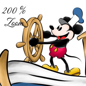 Steamboat Willie Clipart, Mouse Clipart, Nautical Clipart, Watercolor ...