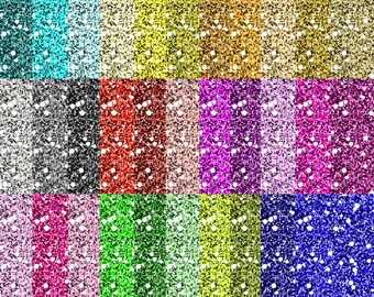 Glitter Rainbow Digital Scrapbook Paper 9x9 background
