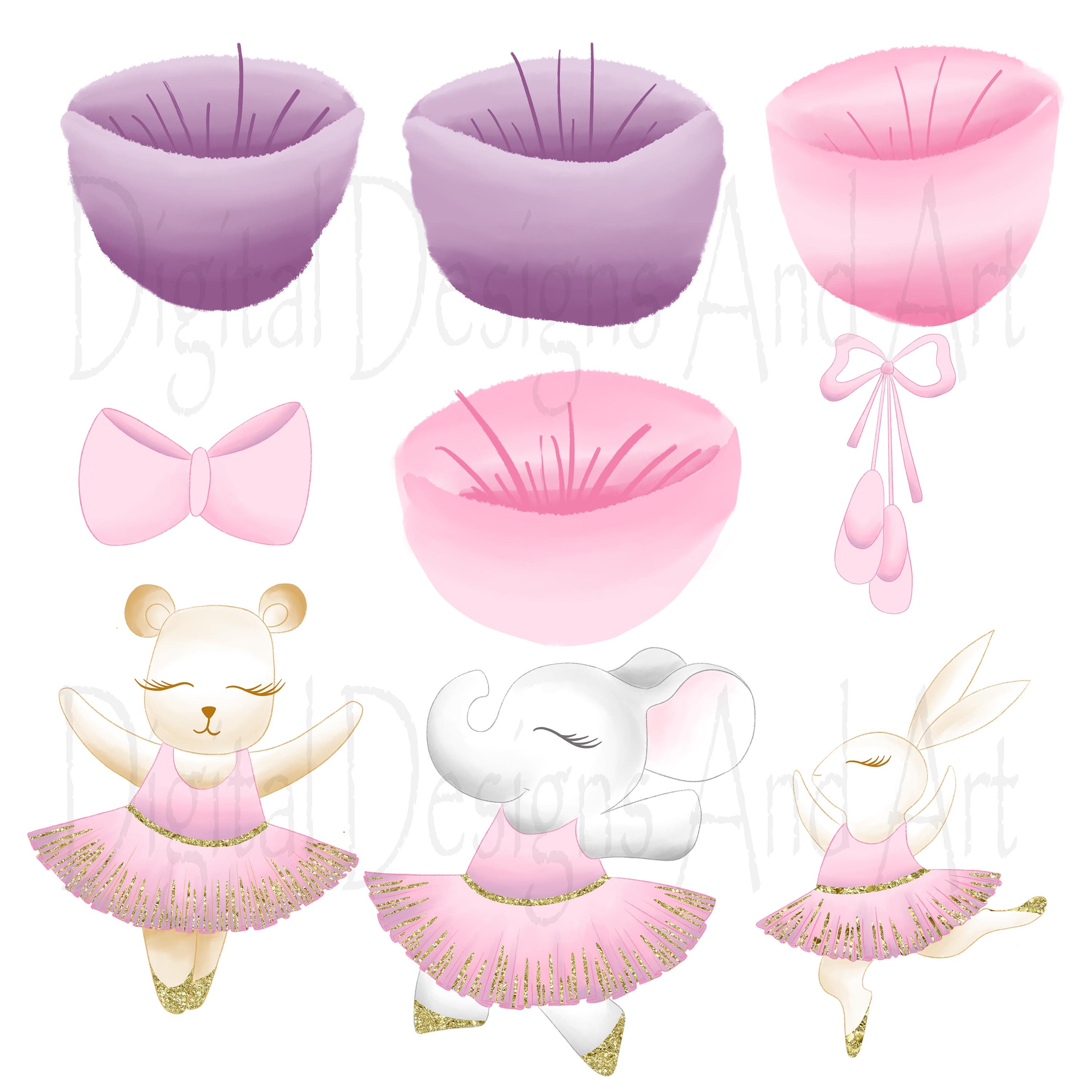 Ballet Clipart Ballerina Clipart Ballet Dancer Digital - Etsy