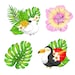 Tropical Birds Clipart, Tropical Clipart, Animal Clipart, Bird Clipart ...