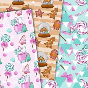 Christmas Sweets Paper, Christmas Pattern, Gingerbread Man, Gingerbread ...