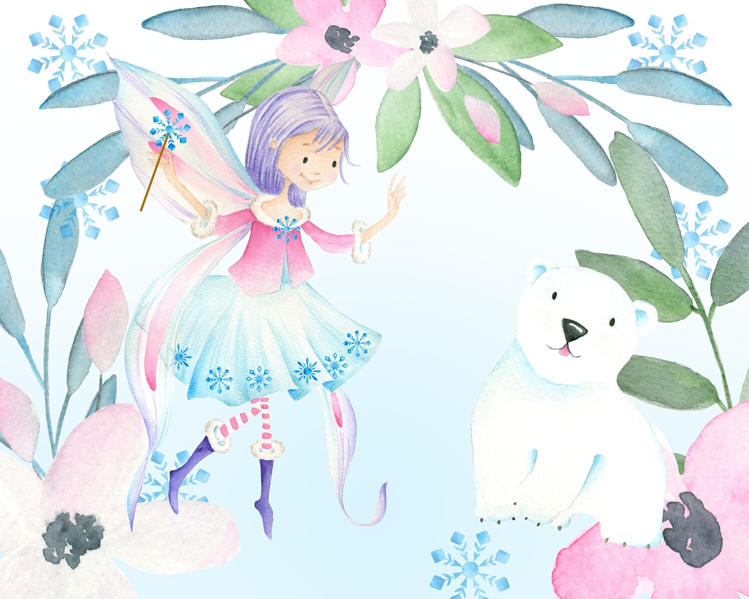 Winter Fairy Clipart