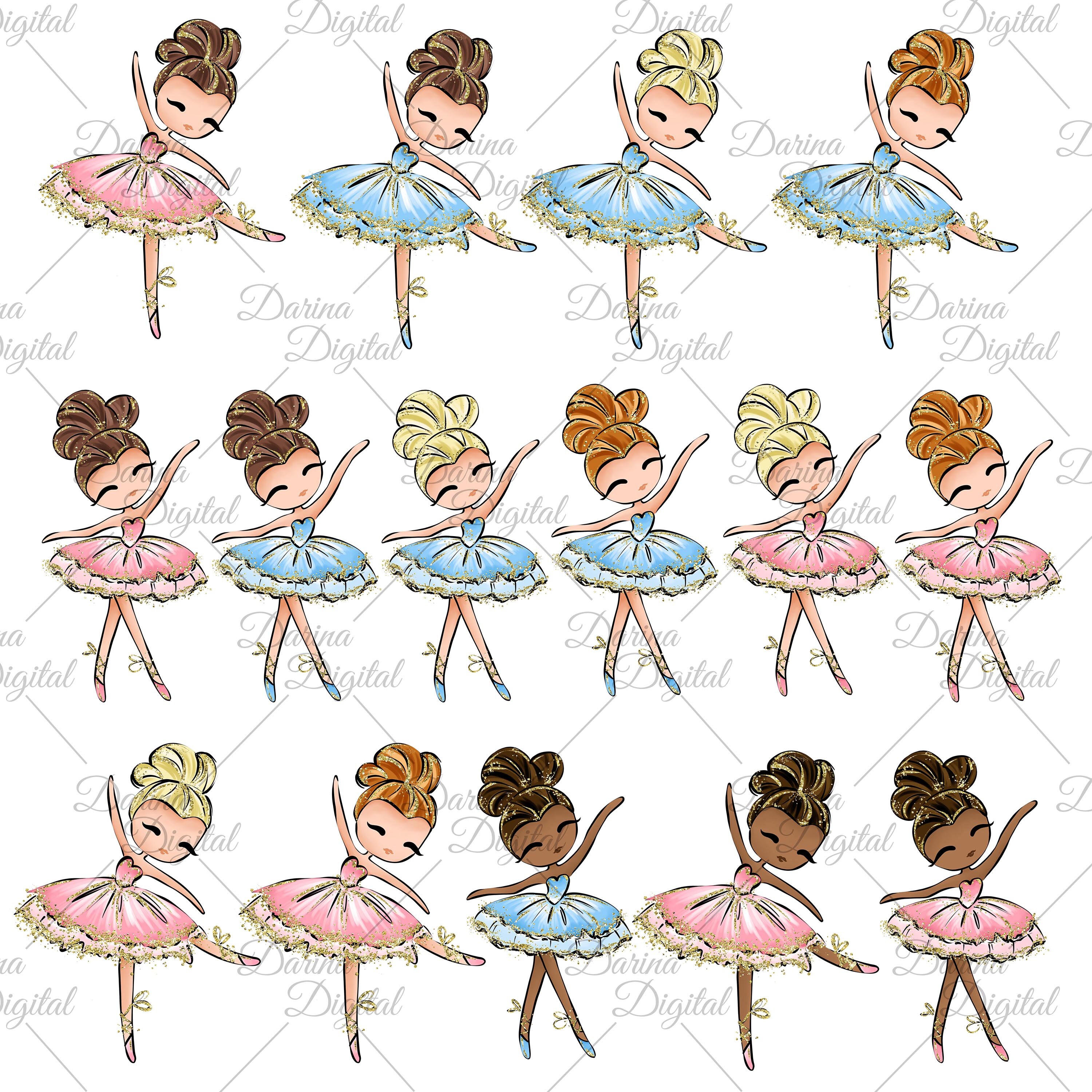Nutcracker Clipart Christmas Illustration Ballet Clipart | Etsy