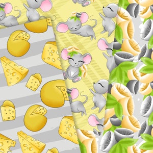 Mouse Paper, Mouse Pattern, Cheese Paper, Mouse and Cheese, Baby Paper ...