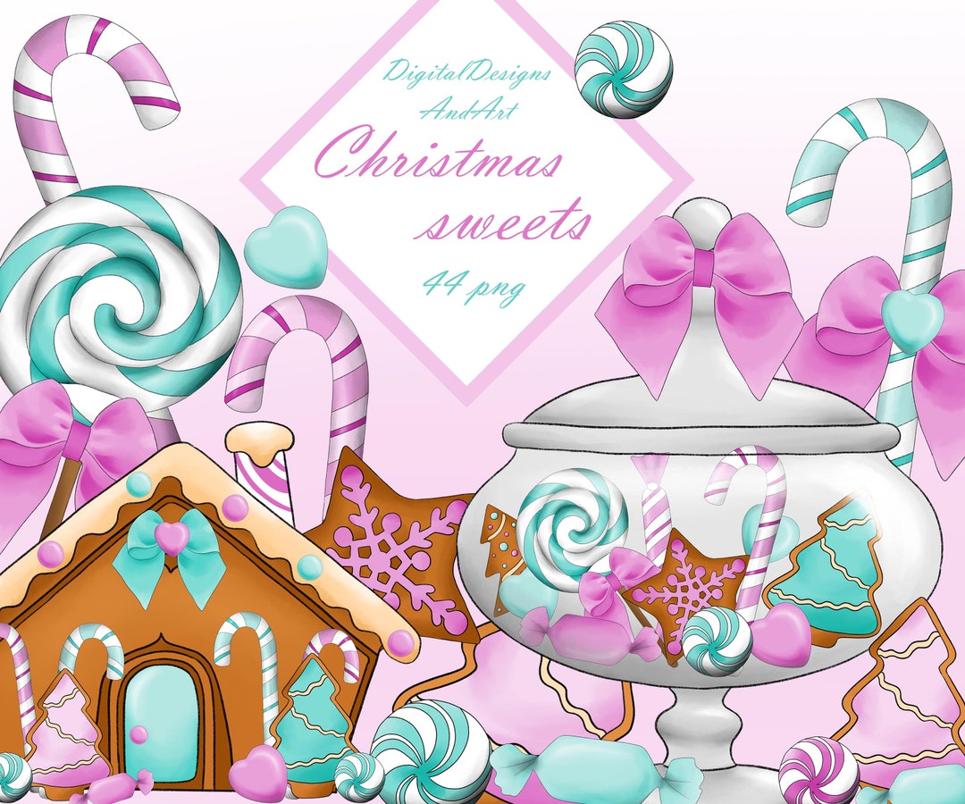 Christmas Sweets Clipart, Gingerbread Man, Gingerbread Cookies ...