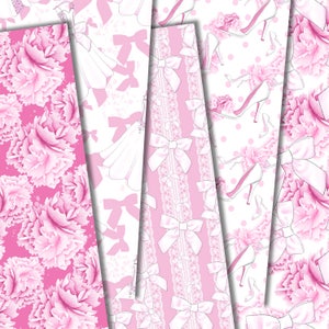 Wedding Day Digital Paper, Wedding Pattern, Wedding Dress Papers ...