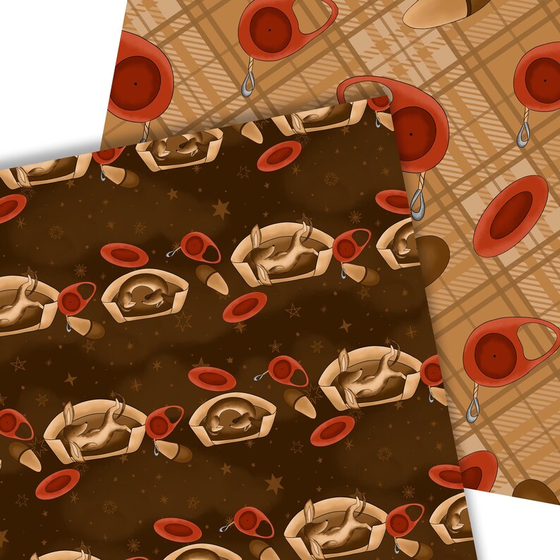 Dachshund Paper, Wiener Dog Paper, Puppy Paper, Dog Digital Paper, Dog ...