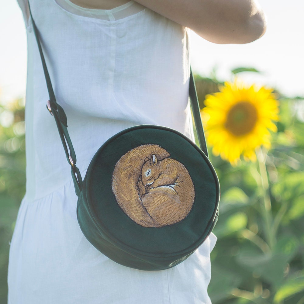 A Handbag With a Cute Squirrel - Etsy