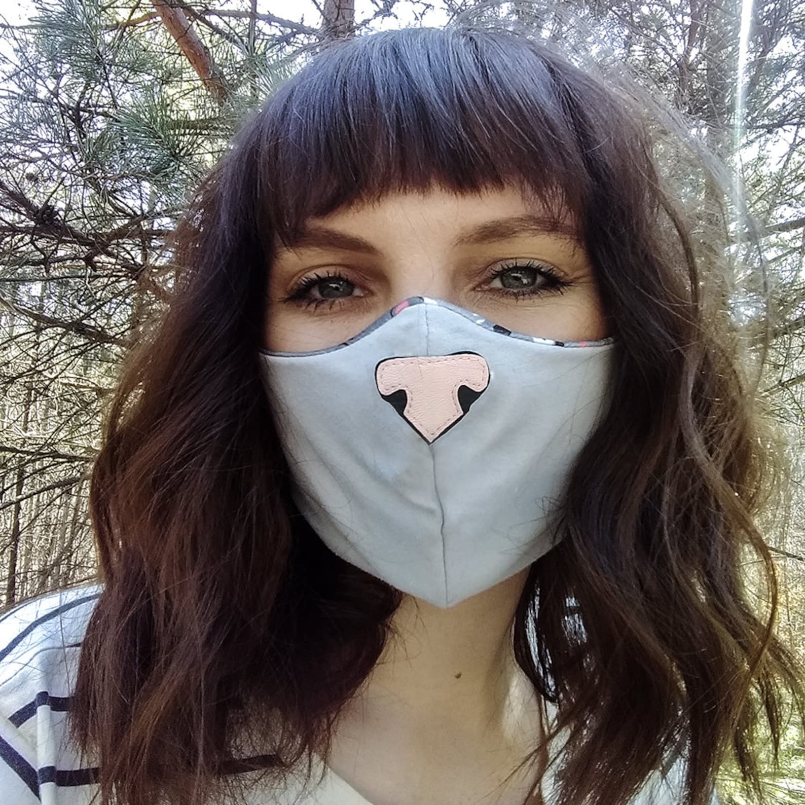 Double-sided Protective Mask CAT NOSE - Etsy